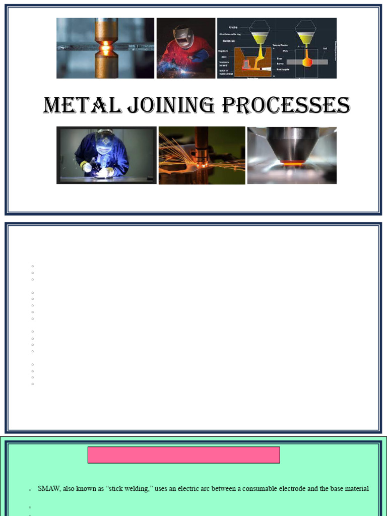 Metal Joining Processes | PDF | Welding | Construction
