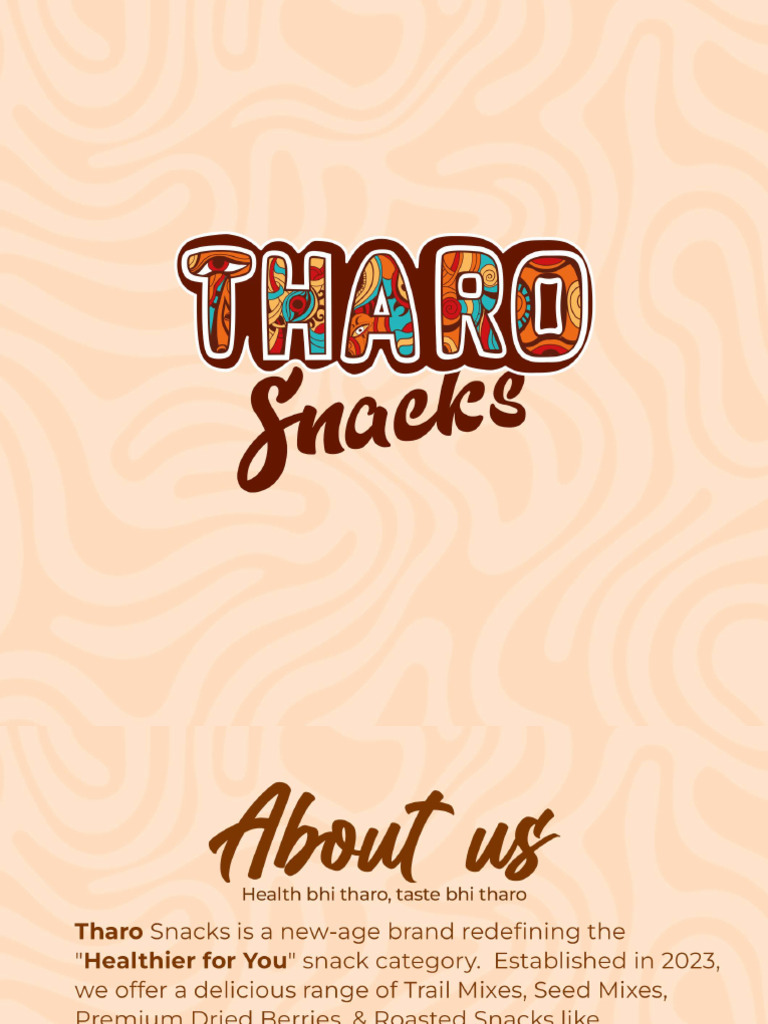 Tharo Snacks Catalogue | PDF