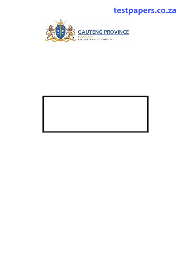 Grade 12 Maths Literacy Paper 1 | PDF