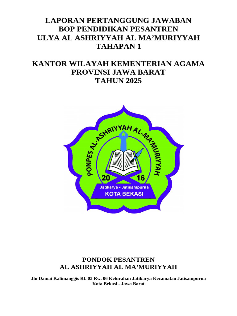 Cover LPJ Ulya 2025 | PDF