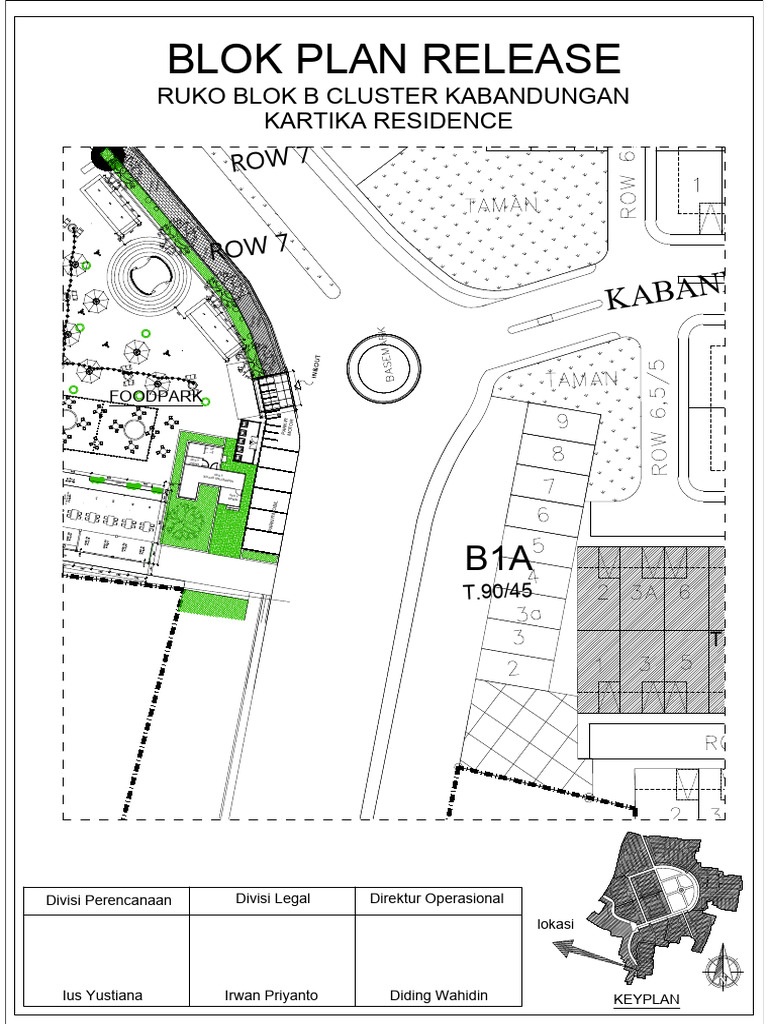 R26D Master Plan Kartika - RUKO BLOK B RILIS | PDF