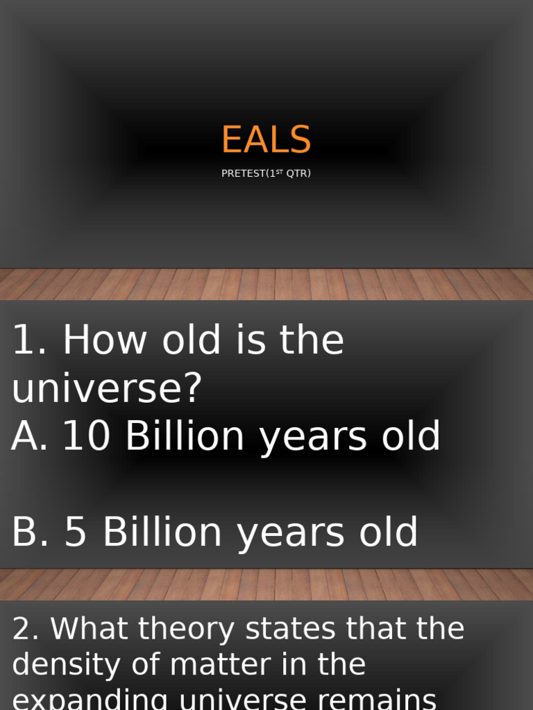 1st QTR Pretest EALS | PDF | Rock (Geology) | Igneous Rock