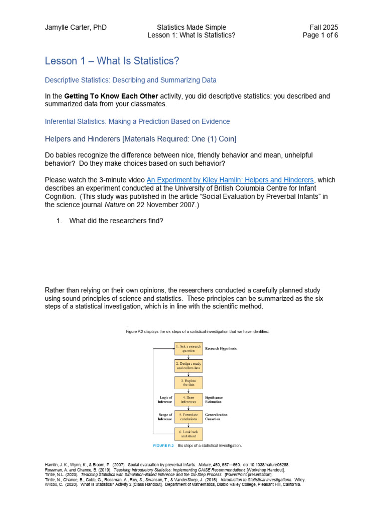 01 Inferential Statistics | PDF | Statistics | Statistical Inference