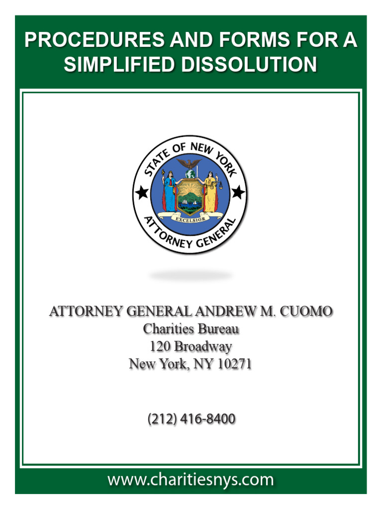 Simplified Nonprofit Dissolution Guide | PDF | Expense | Business