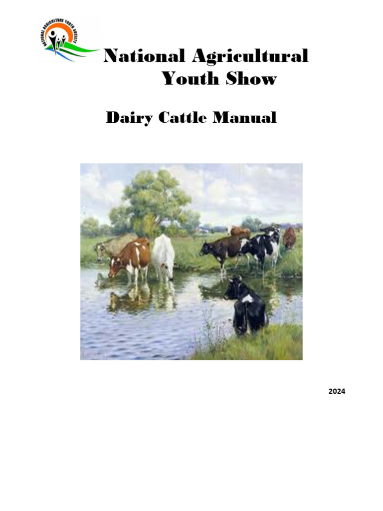 Dairy Cattle Management Guide 2024 | PDF | Digestion | Dairy Cattle