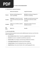 Grade 12 Insurance Investment Notes | PDF | Insurance | Employment