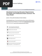 Hhs Approved Human Trafficking Training | PDF | Nursing | Health Care
