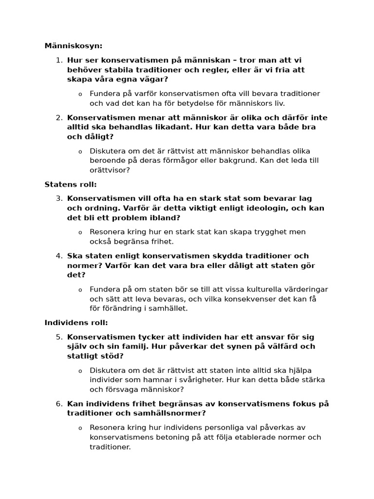 Konservatism | PDF
