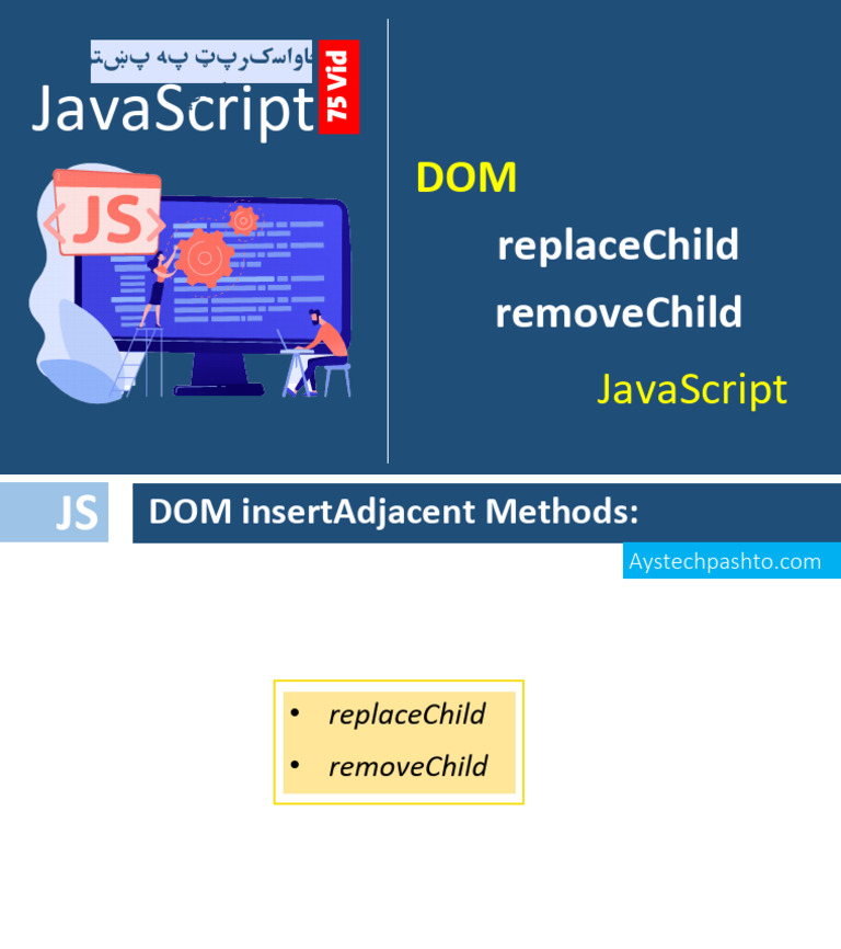 JavaScript ReplaceChild & RemoveChild | PDF