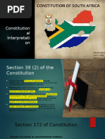 Understanding South Africa's New Constitution | PDF | Statutory ...