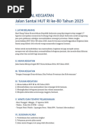 Proposal Jalan Sehat 17 Agustus 2025 | PDF
