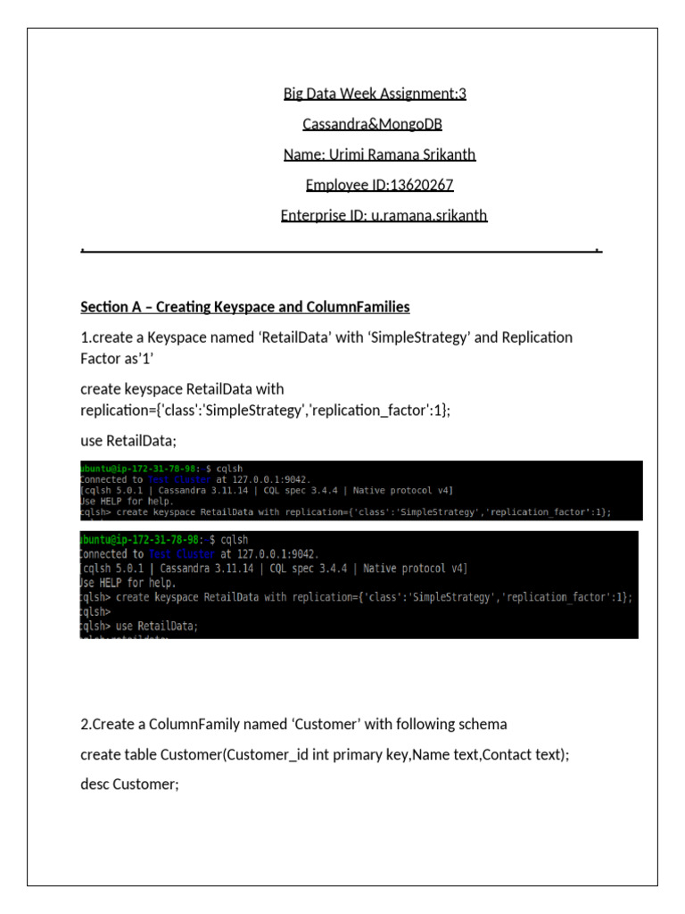Big Data Week Assignmen3 | PDF | Data Management | Data