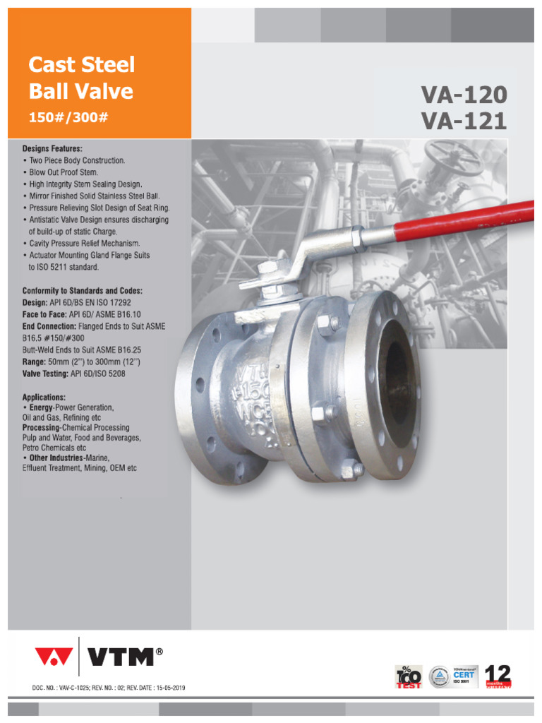Vav Ball Valve | PDF