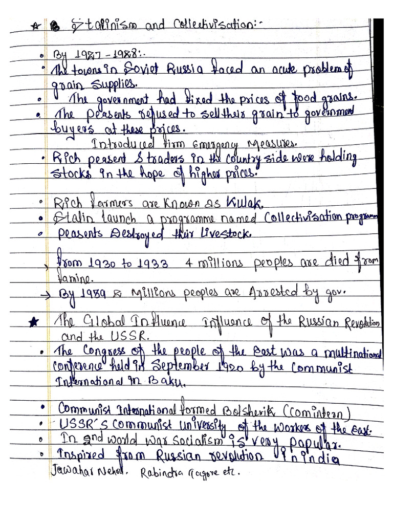 Social Science History Notes Class 9th | PDF