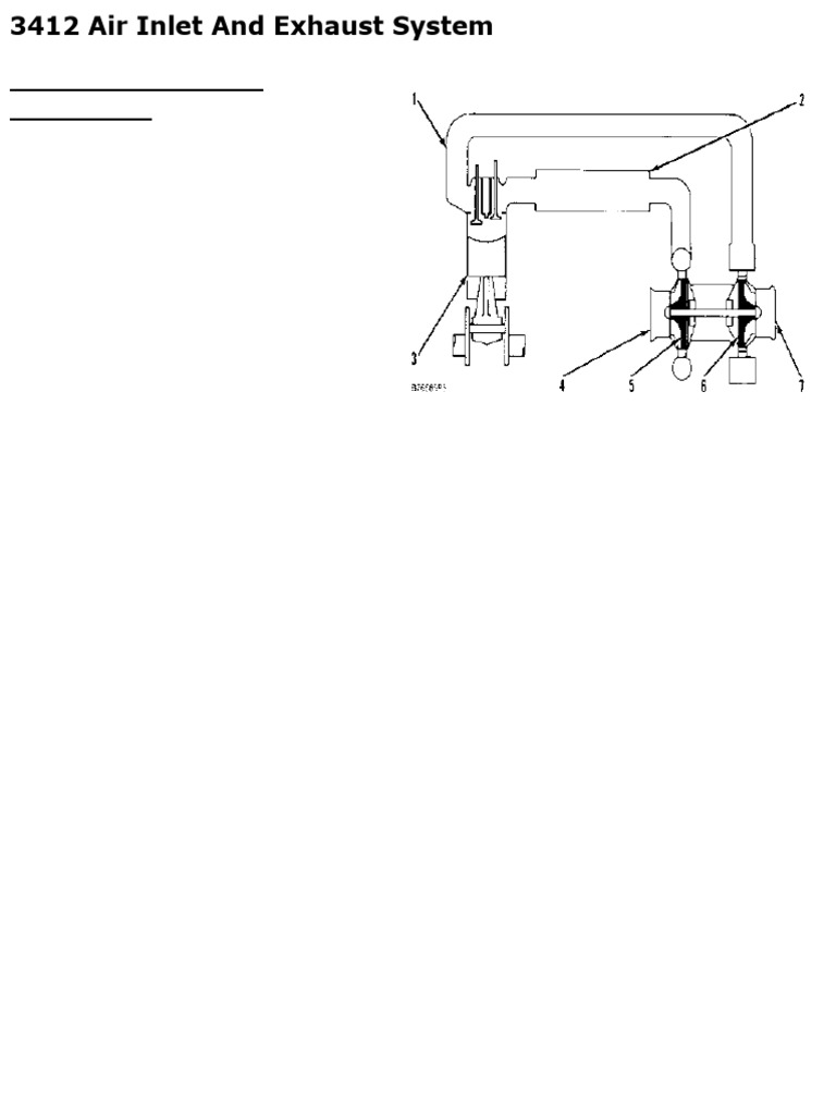 3412 Air Inlet and Exhaust System | PDF | Internal Combustion Engine ...