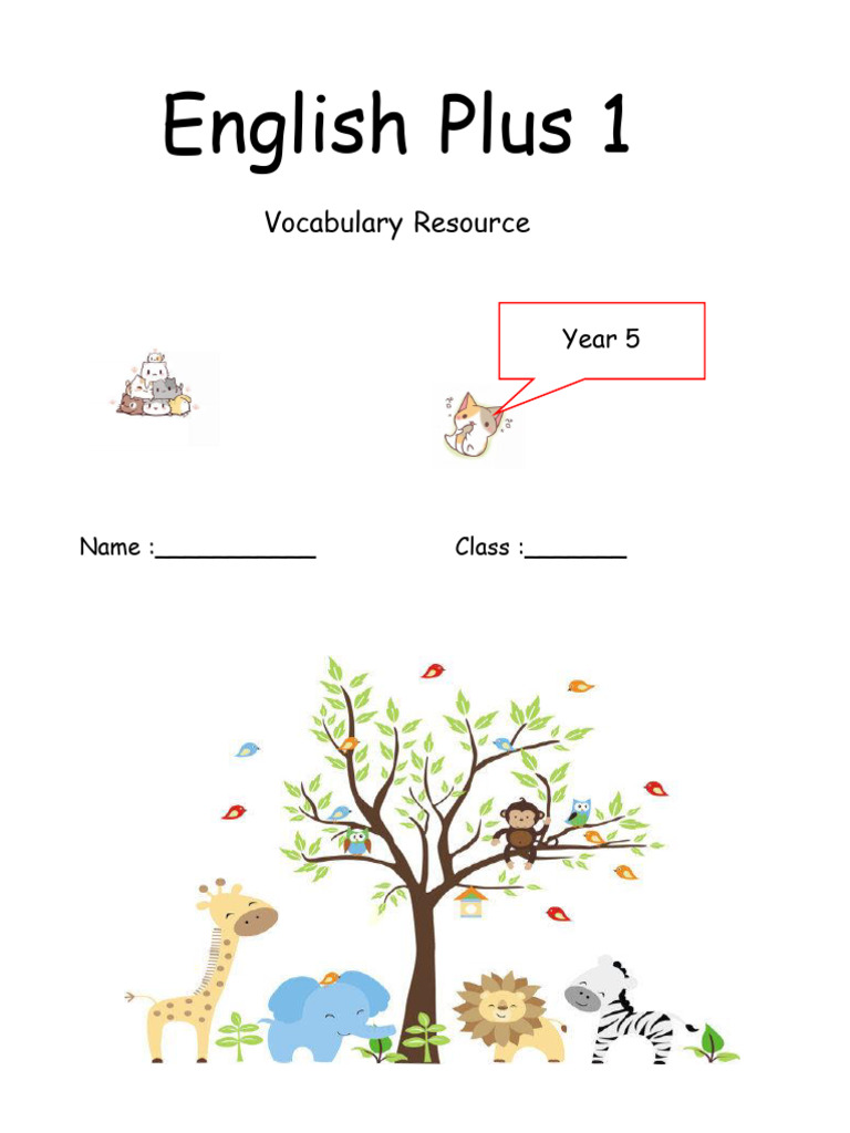 English Plus Year 5-1 | PDF