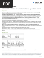 Technical Data Sheet: EPON™ Resin 828 | PDF | Epoxy | Chemistry