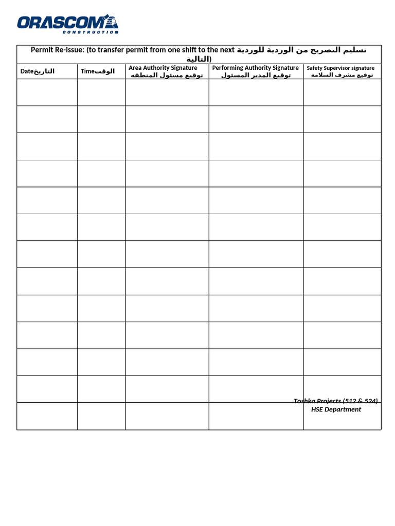 Permit Re Issue | PDF