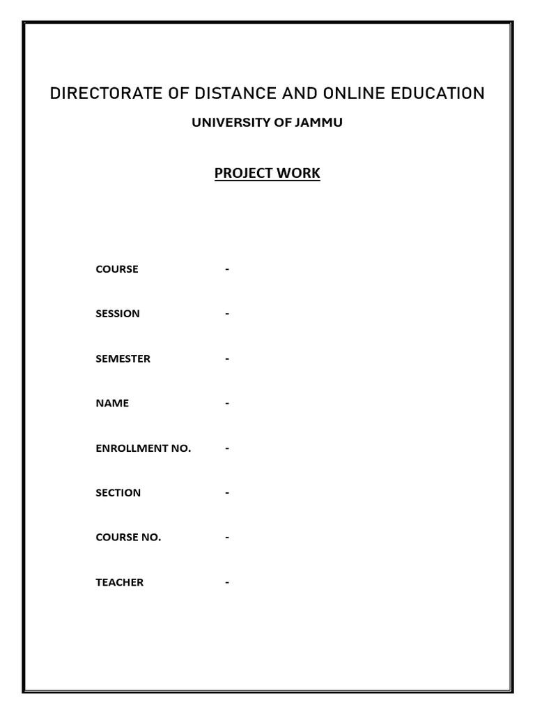 File Front Page - Session | PDF