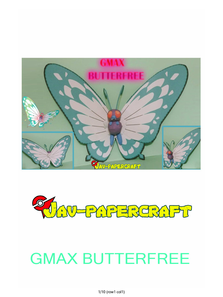 Gmax Butterfree Lineless | PDF
