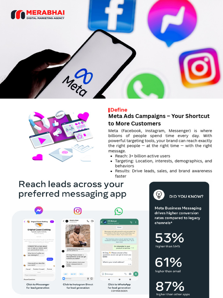 Meta Ads Campaigns for Business Growth | PDF | Facebook | Advertising