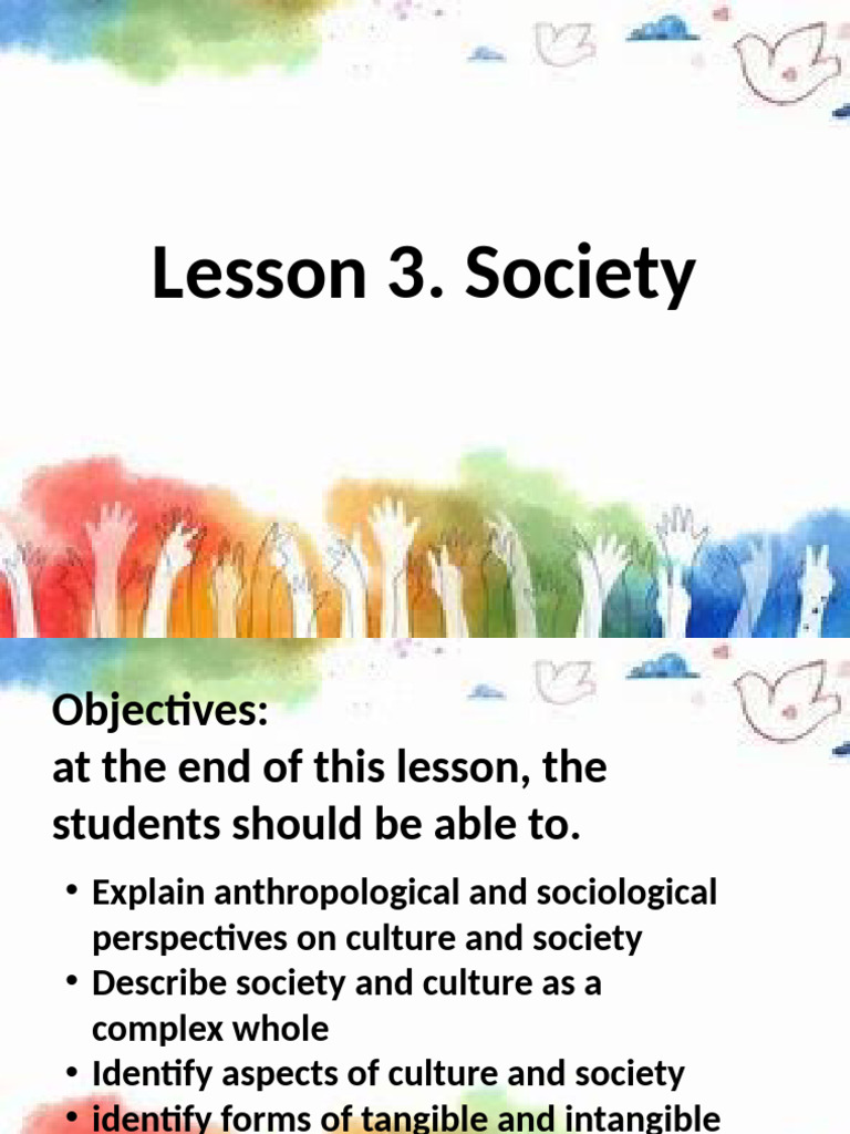 Lesson 4 Understanding Culture | PDF | Sociology | Social Structure