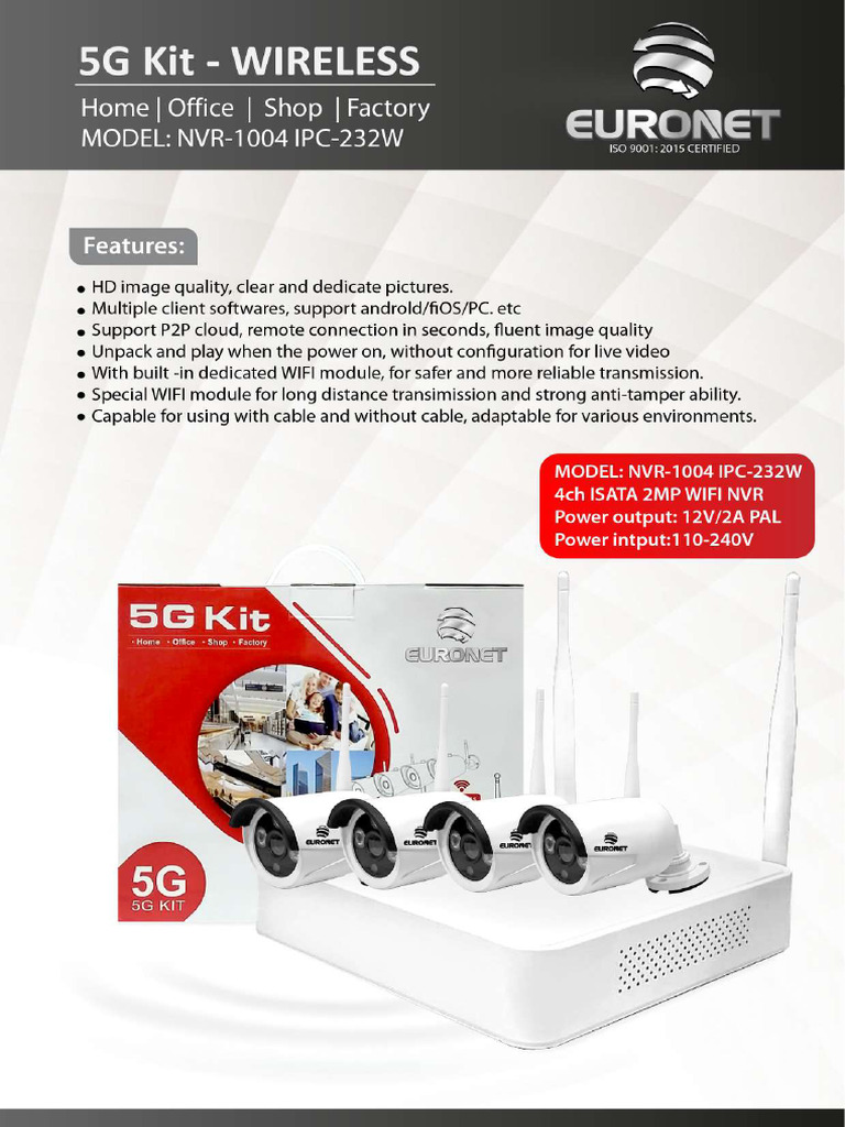 EURONET CCTV KIT - Compressed | PDF