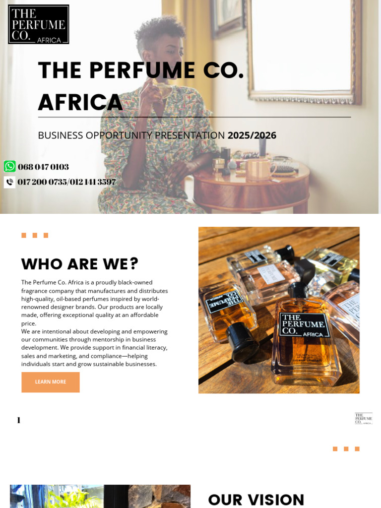 Perfume Co. Africa Business Overview 2025 | PDF
