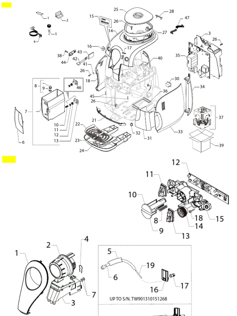 Philips Saeco HD8743 User Guide | PDF | Manufactured Goods | Mechanical ...