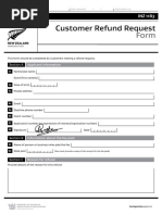 VFS Refund Request | PDF