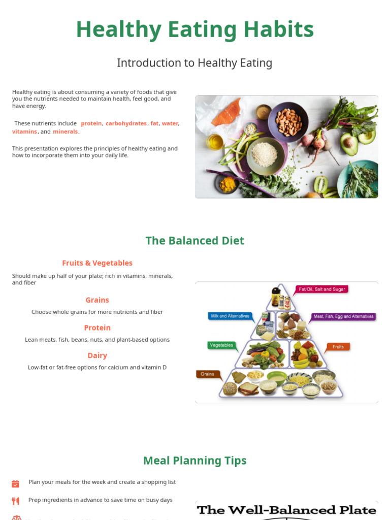 Essential Healthy Eating Guide | PDF