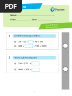 Year 4 Reasoning Test Set 2 | PDF | Rectangle | Elementary Mathematics