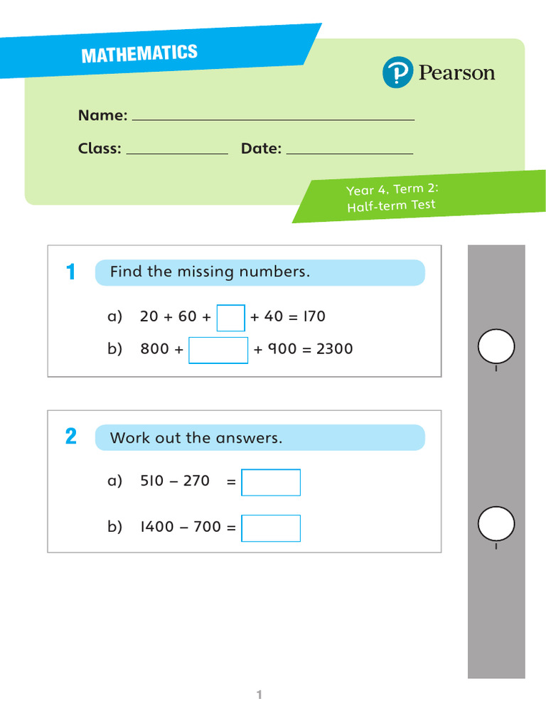 Term 2 Half Term Test 1 | PDF | Symmetry | Geometry