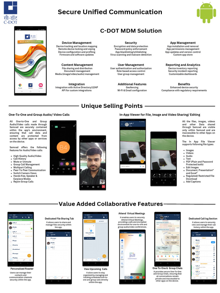 Secure Unified Audio/Video Calls | PDF | Mobile App | Computer Security