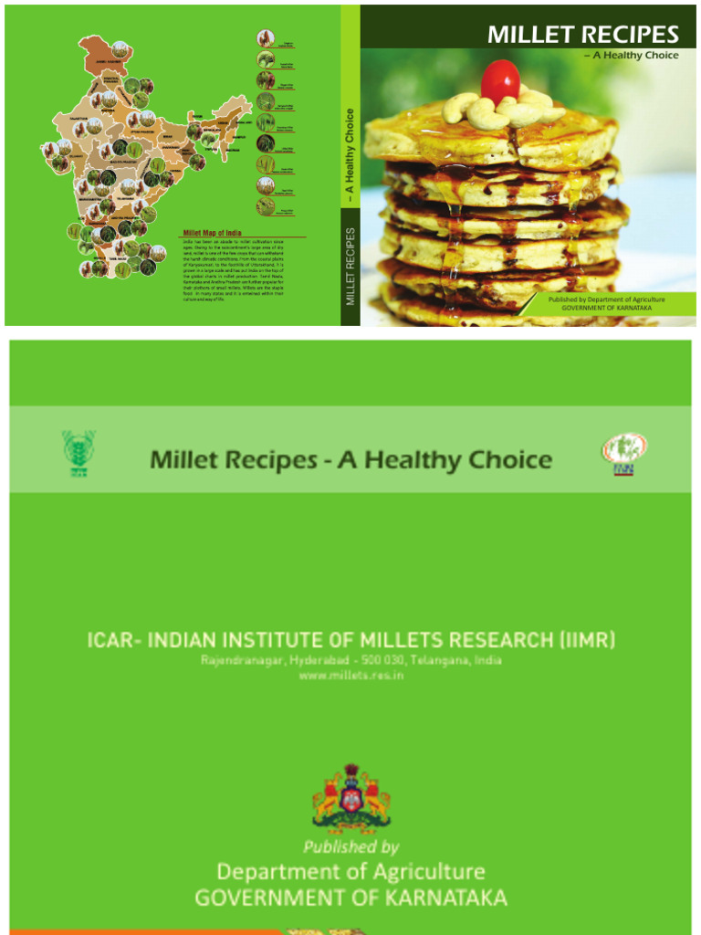 Millet Recipes for Healthy Living | PDF | Cakes | Curry