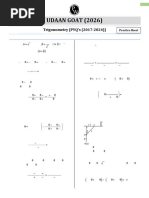 Trigonometry PYQ 2010-2024 | PDF | Trigonometry | Angle