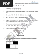 SMC 2024 Paper | PDF | Area | Elementary Mathematics