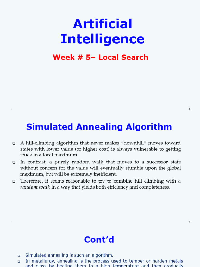 Simulated Annealing Algorithm Overview | PDF | Applied Mathematics ...