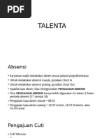 Absensi Dan Langkah Pengajuan Pada Aplikasi Talenta.v5 | PDF