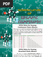 IUPAC Naming Rules for Alkanes | PDF | Alkane | Chemistry