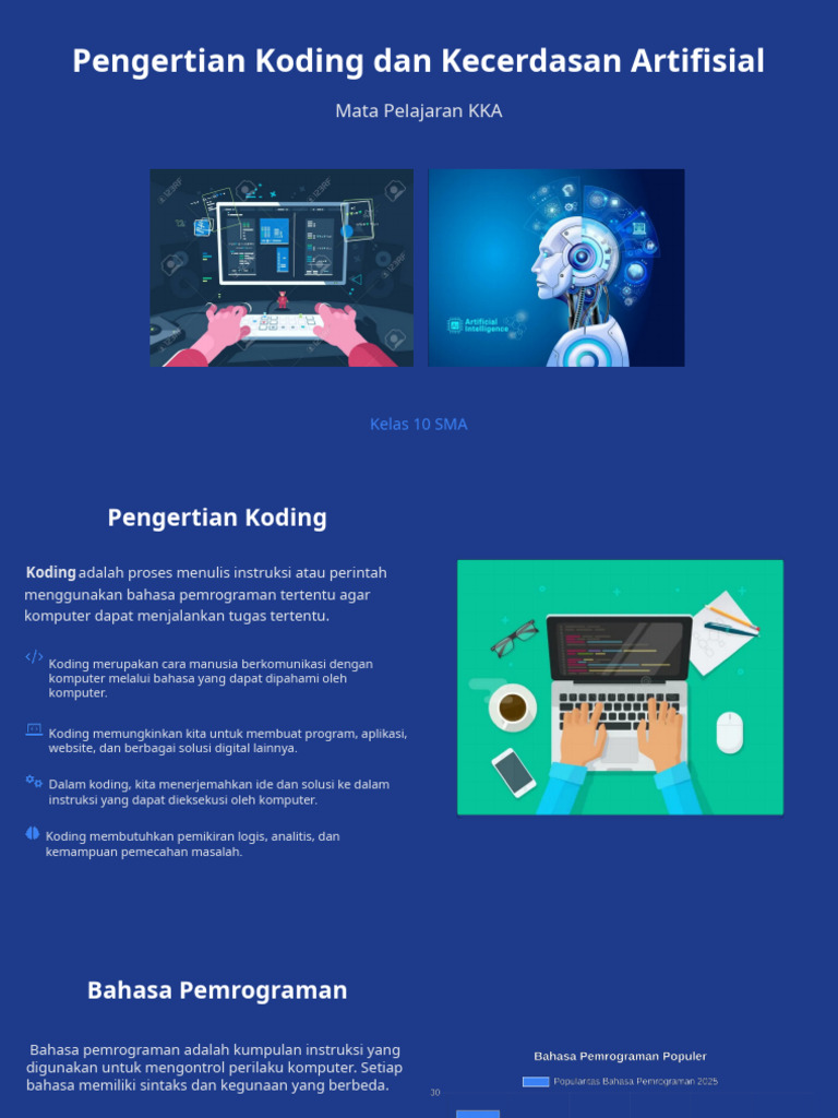 Pengertian Koding Dan Kecerdasan Artifisial Kelas 10 | PDF