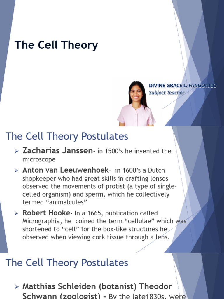 Cell Theory | PDF