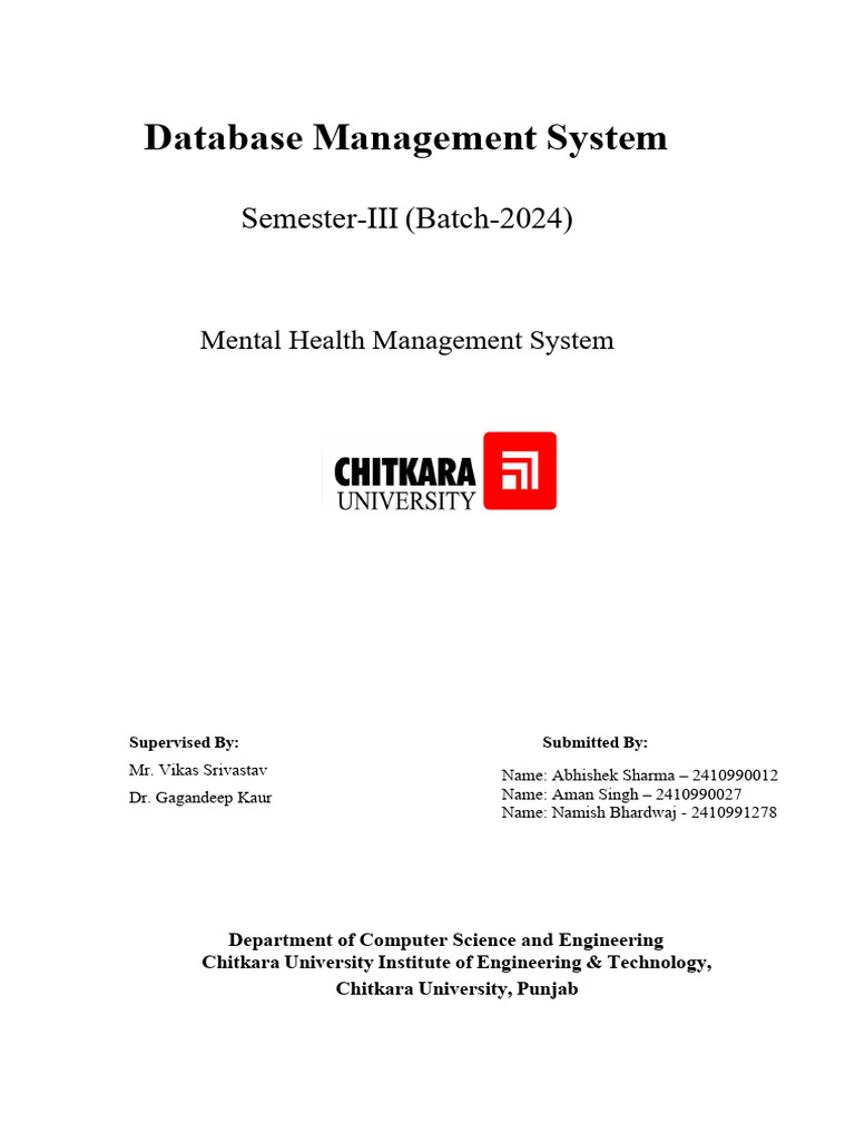 DBMS-EV1 Project Report | PDF | Information Science | Data