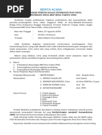 Dokumen RKP Desa Tahun 2026 | PDF