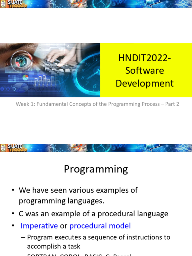 Week2 - Fundamental Concepts of The Programming Process (New) - Part 2 | PDF | Computer ...