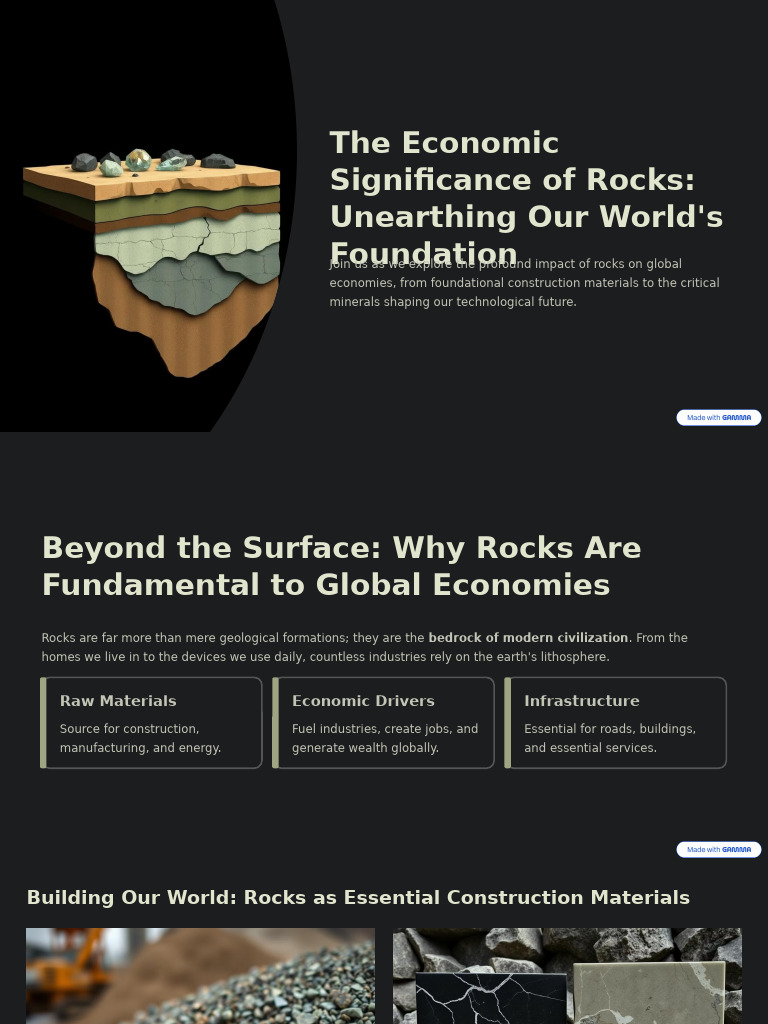Economic Importance of Rocks in Industry | PDF | Rock (Geology ...