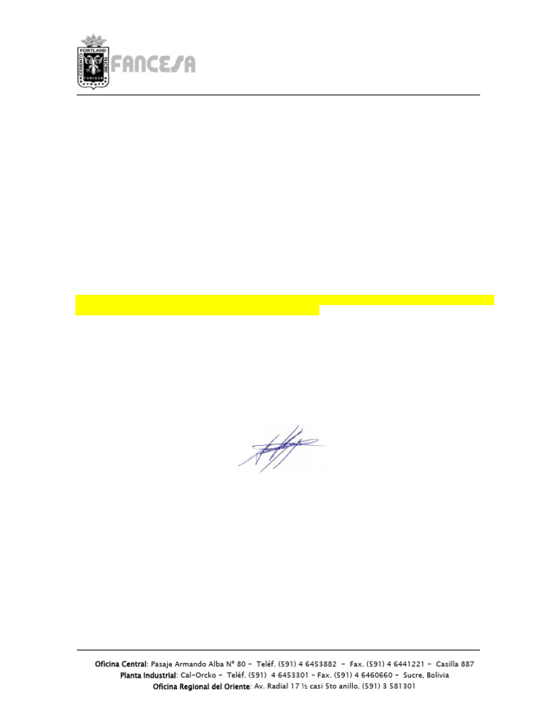 Certificado de Calidad Cbi | PDF