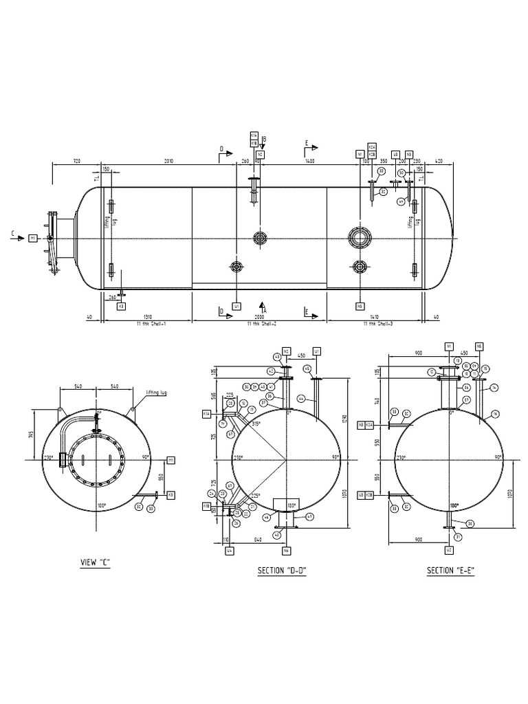 636-03ED-550-07ST-C02A-03-02 Sh1 - Lifting Lugs | PDF