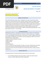 CSEC Principles of Business Syllabus 2025 | PDF | Business