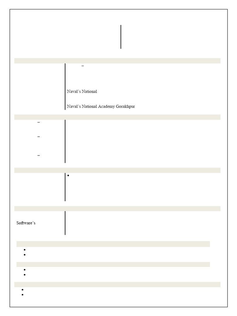 B.Tech Student Profile and Skills Summary | PDF